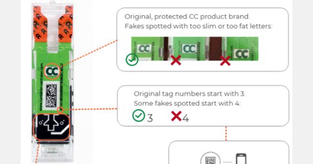 €30,000 reward for lead to source counterfeited CC TAG5 labels