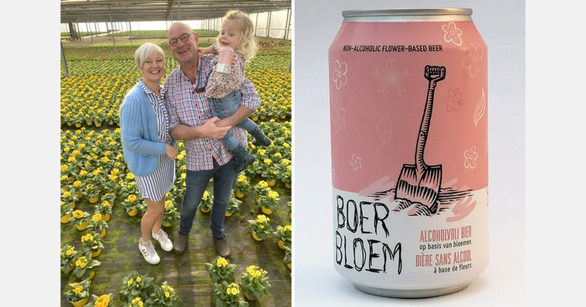 Belgian grower presents non-alcoholic flower-based beer