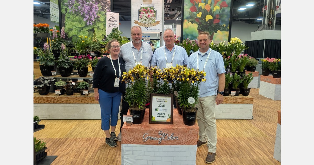 Bicolored potted lily wins Retailers' Choice Award at Cultivate 2025