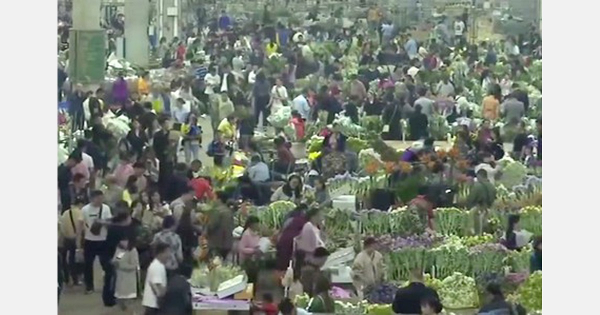 "China's Kunming remains one of world's top flower markets"