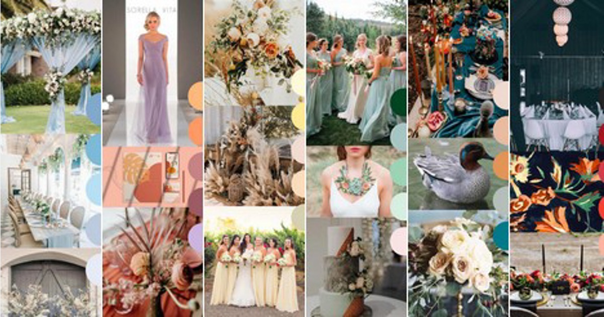 Biggest wedding color trends for 2020
