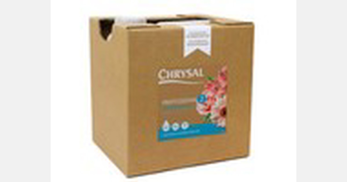 New Chrysal Bag-in-Box packaging in 10 litres