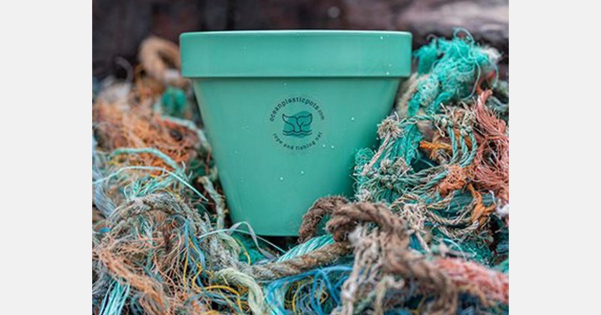 Plant pots made of ocean plastic waste win RHS Chelsey "Product of the ...