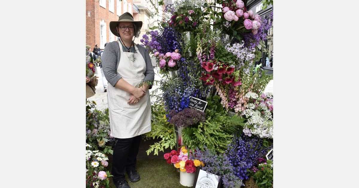 Flowers from the Farm showcased their products at the Manchester Flower ...