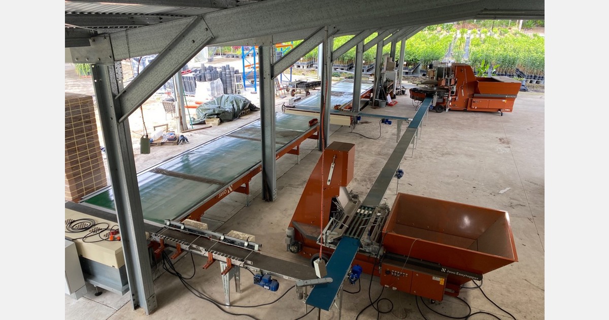 Nursery seeks to improve automation with potting line machine