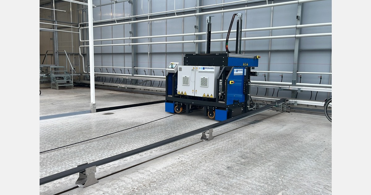 Innovation in movable conveyor combined with potrobots