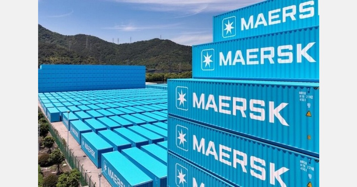 Maersk updates container color after 51 years