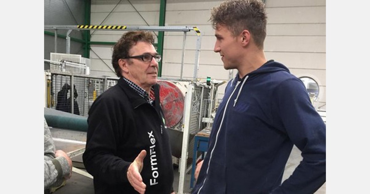 The Netherlands: Dutch soccer player in between cultivation gutters