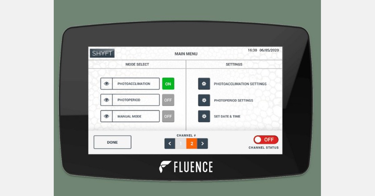 Fluence launches SHYFT light scheduler