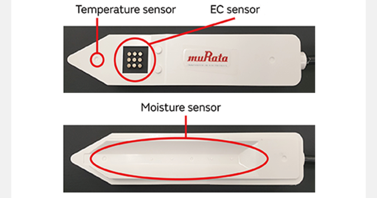 3-in-1 sensor to simultaneously monitor soil-based production