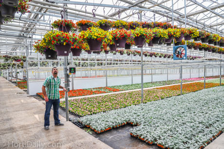 Fully automated hanging basket system improves production efficiency